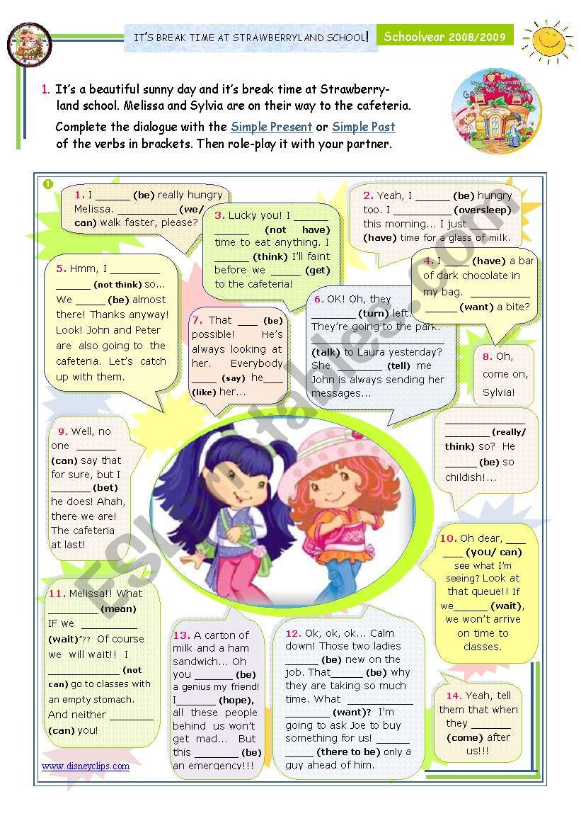 "It´s Break Time at ... School" - No. 3 on this dialogue series with ...