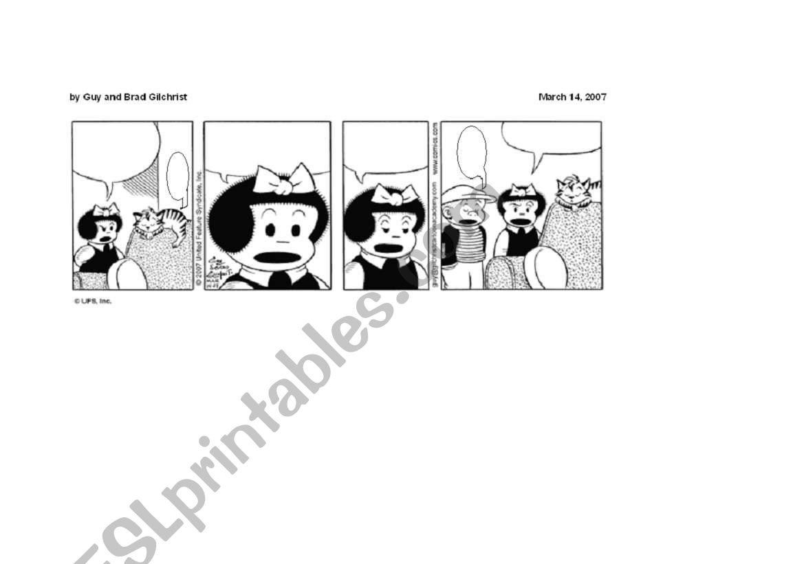 Interjection Comic Strip