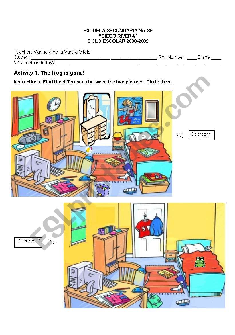 There isn´t and There aren´t - ESL worksheet by Xegabri