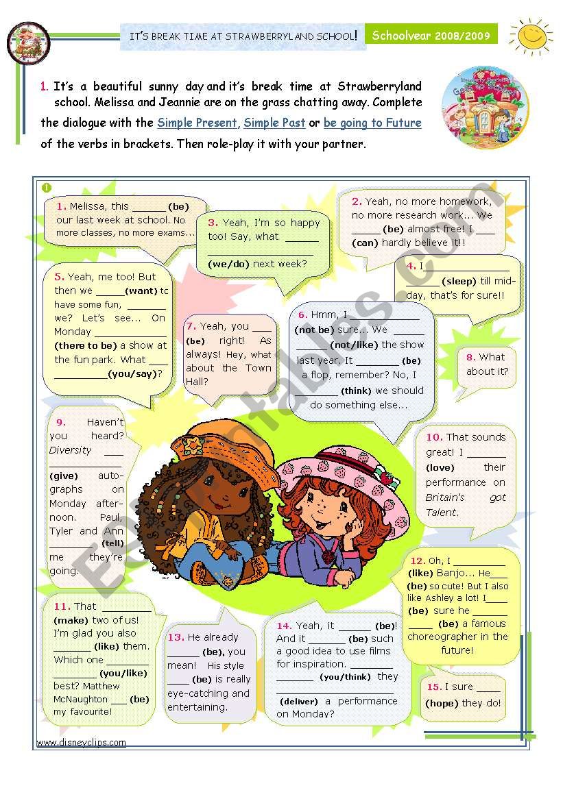 "It´s Breaktime at ... School" (4) - dialogue series for Upper ...