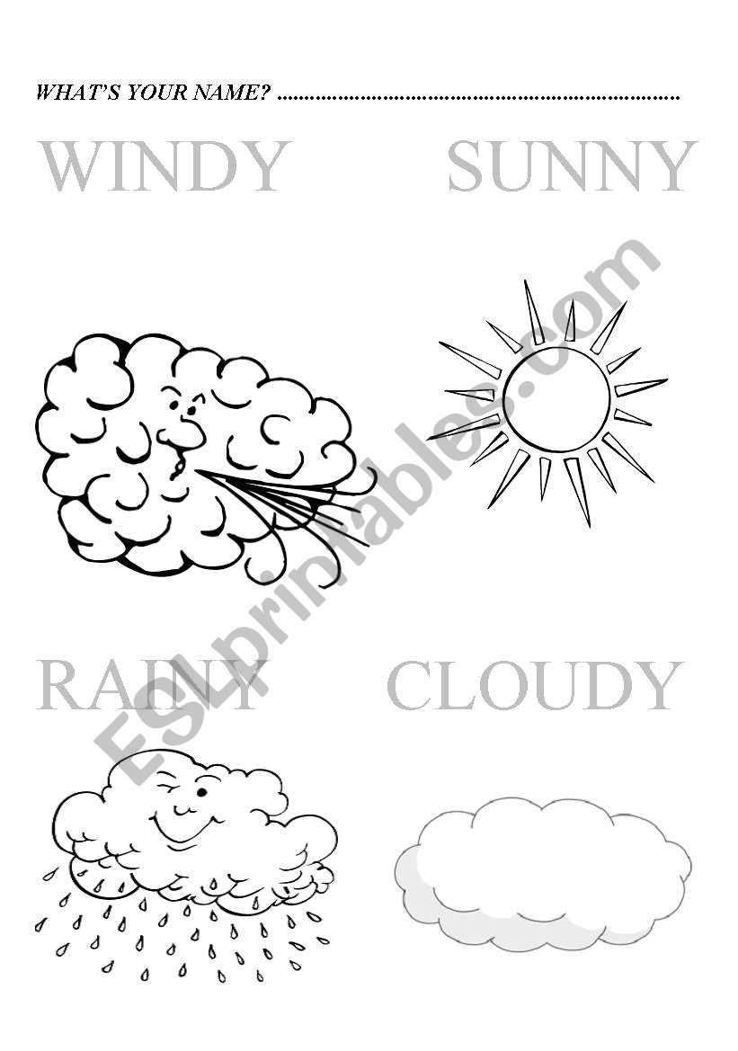 What´s the weather like? - ESL worksheet by masevi2