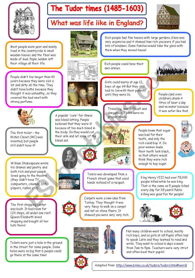 Tudor times - What was life like in England? - The things books donÂ´t ...