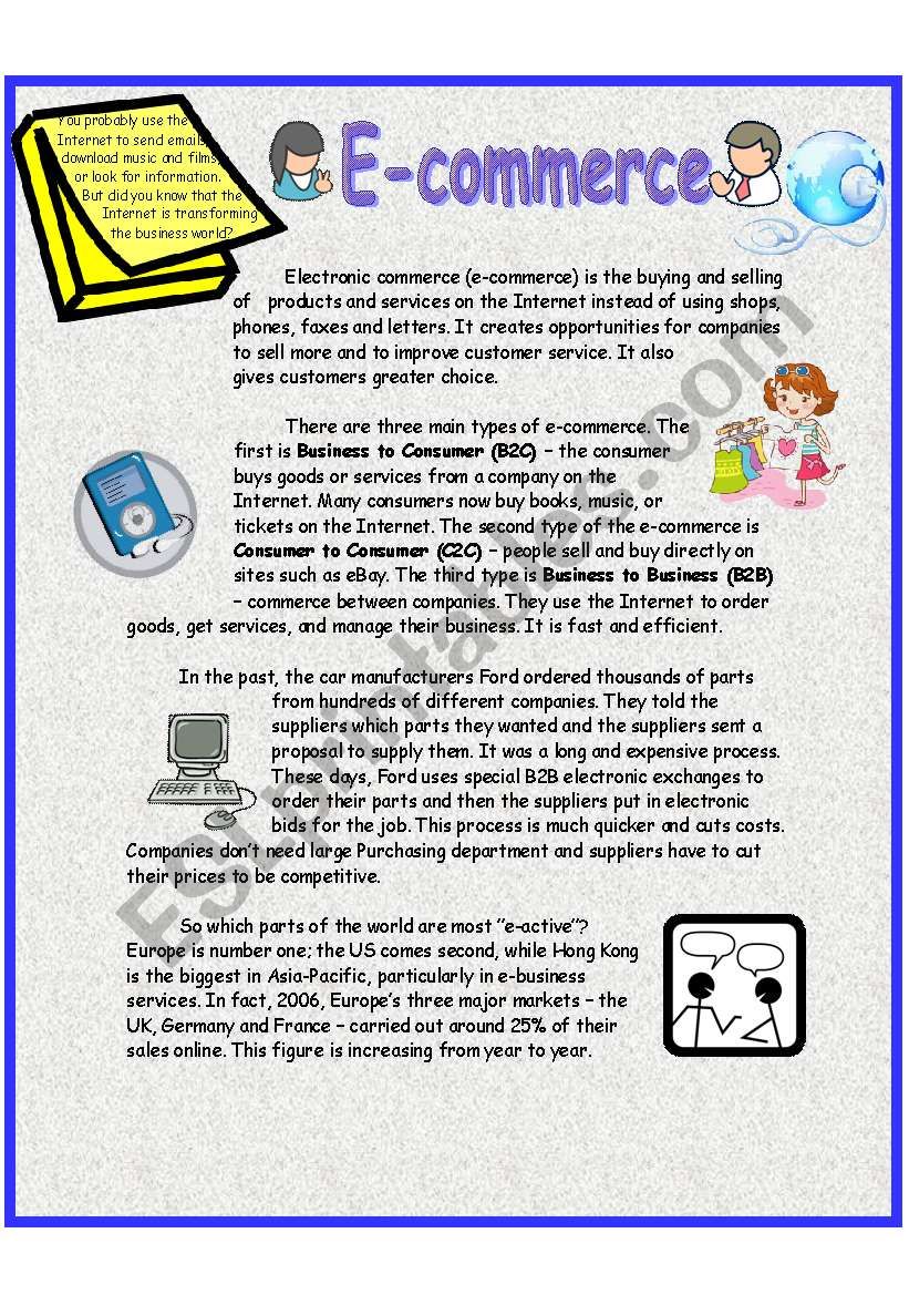 What´s the meaning of "E" .......? 2 pages with exercises. - ESL ...