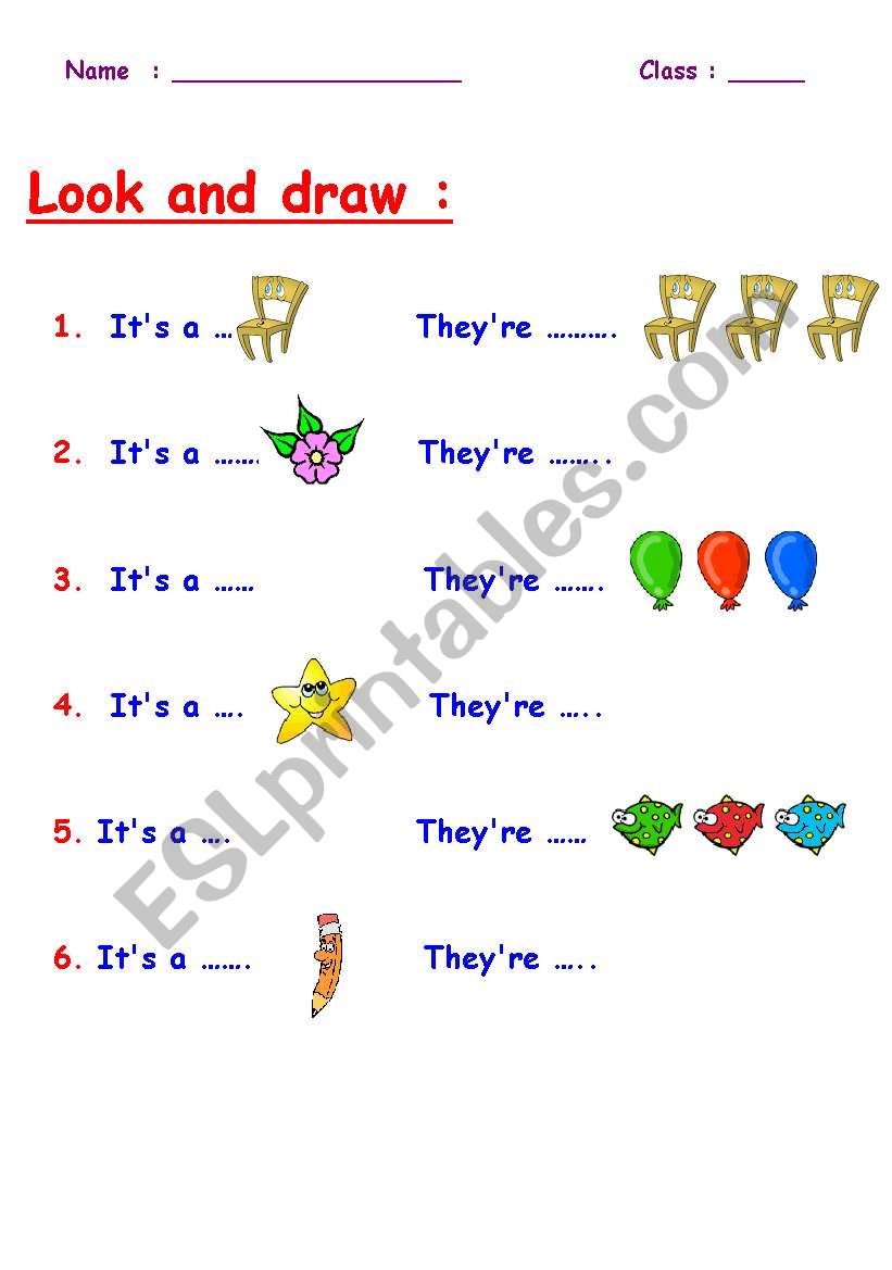 It´s ,They´re - ESL worksheet by reewas