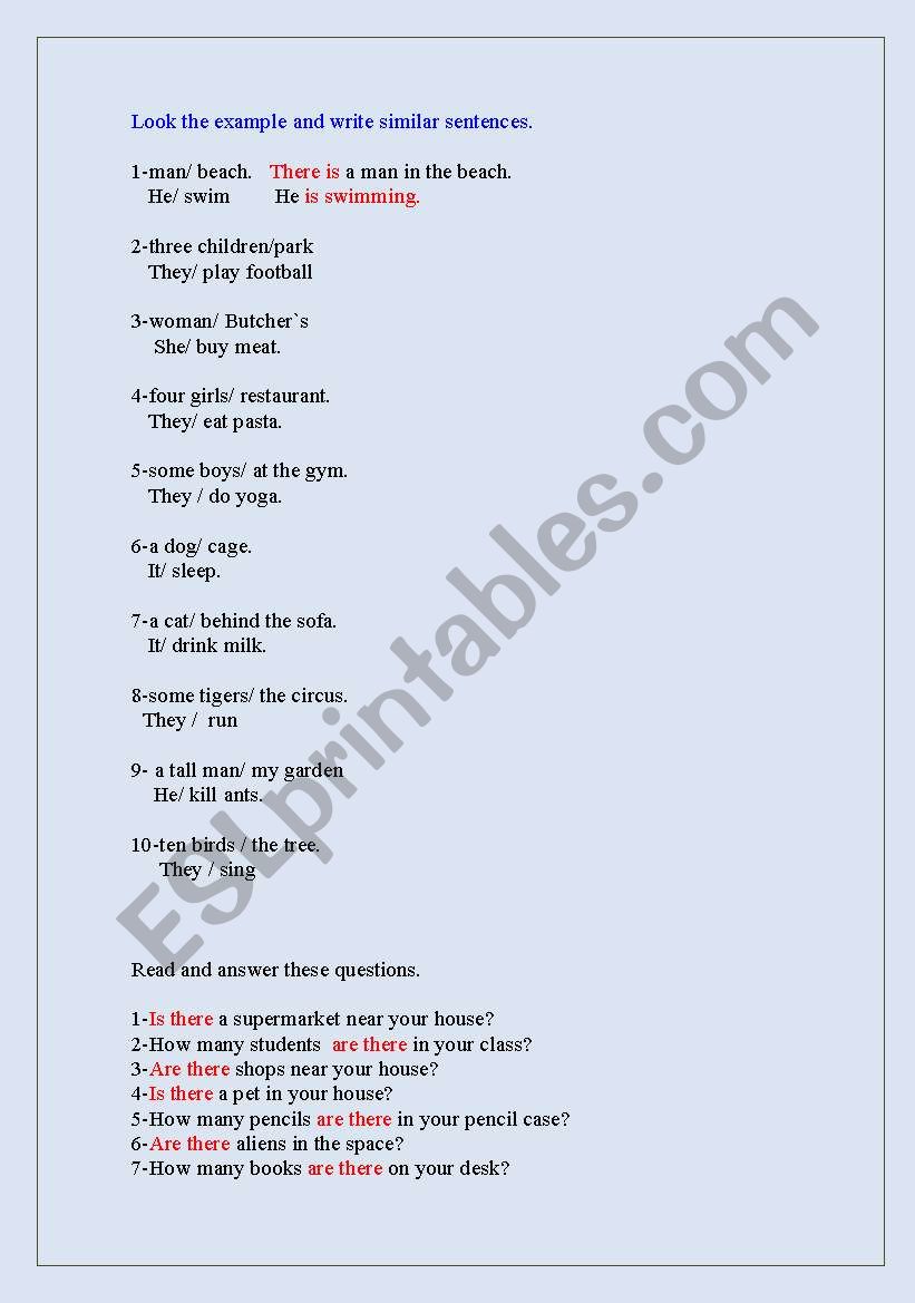 English worksheets: let`s do it!