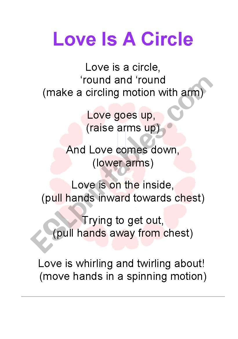 Valentine Fingerplays