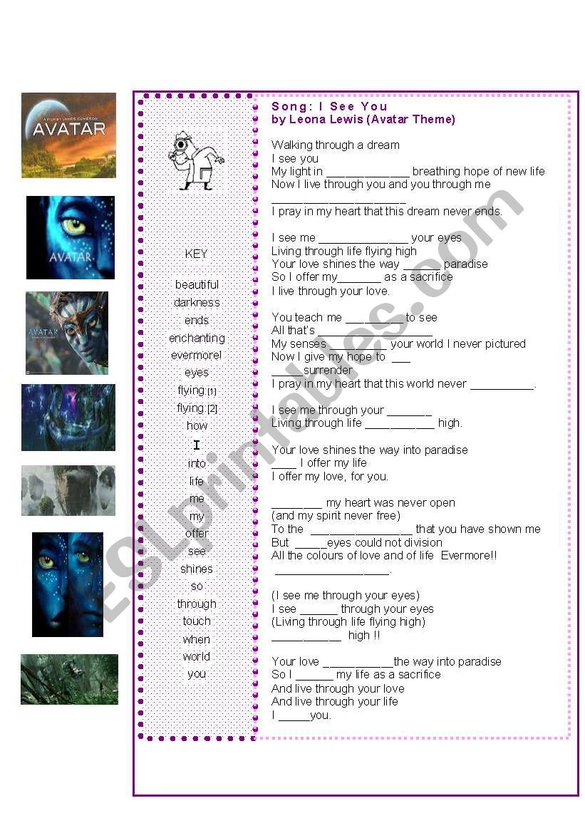 listening activities LET´S SING SONG! - ESL worksheet by magdaleno