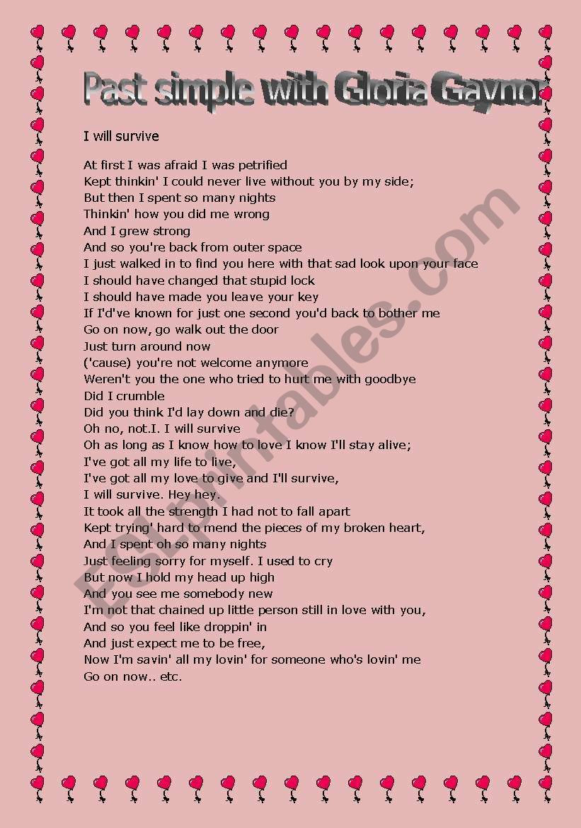 ValentineÂ´s day- Past simple - ESL worksheet by ericka