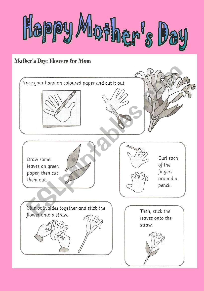 MotherÂ´s Day - ESL worksheet by mariaeleni