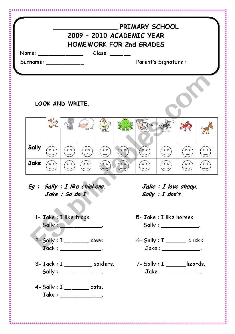 SO DO I - I DON´T - ESL worksheet by Sakin83