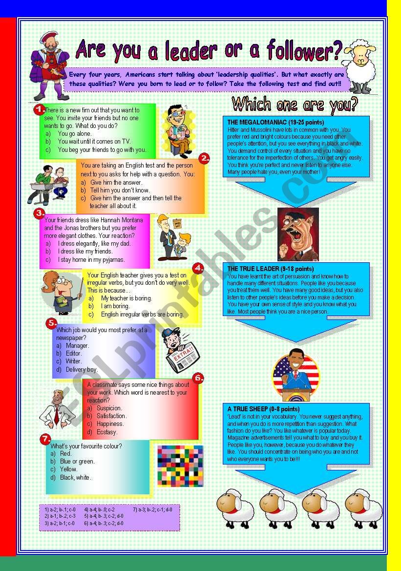 ARE YOU A LEADER OR A FOLLOWER?+ WE WEREN´T BORN TO FOLLOW (BON JOVI ...