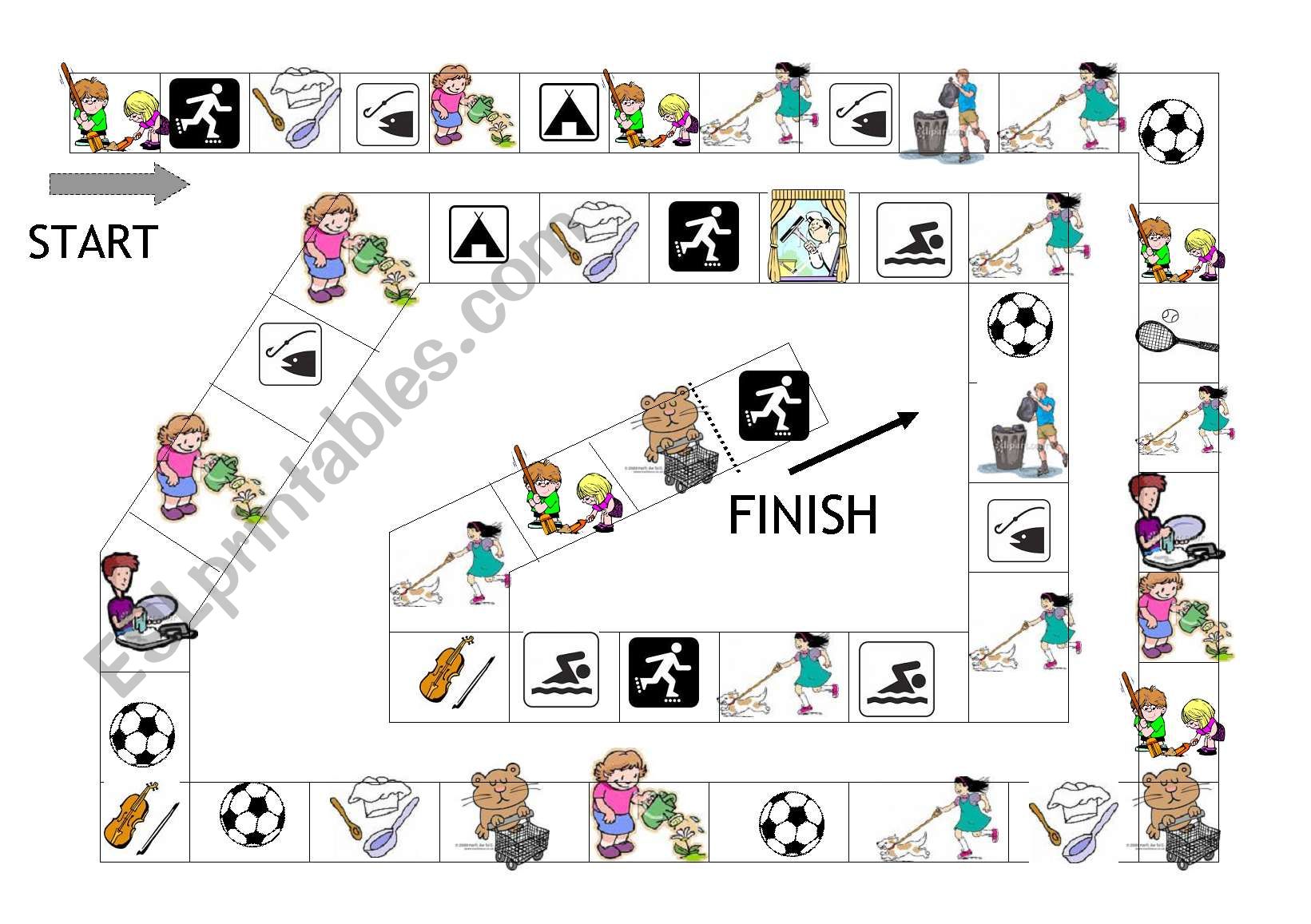 Let´s .... Suggestions and Invitations Board Game 1 (board) - ESL ...