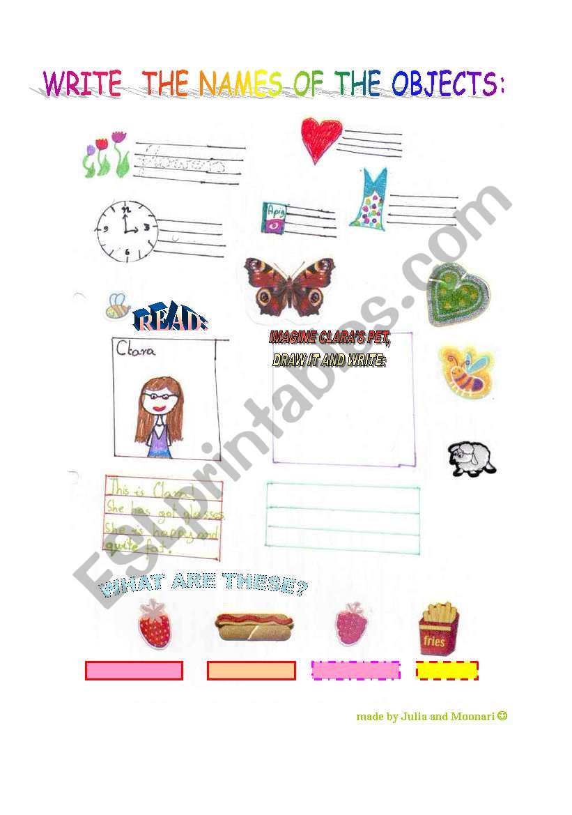 English worksheets: My little pupil´s worksheet made especially for ...