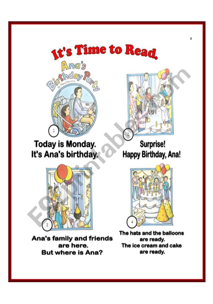 It´s Time to Read - ESL worksheet by Noora Mohammed