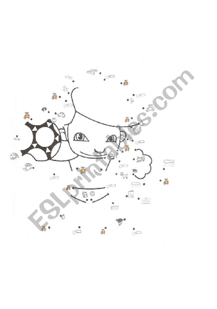 Let´s draw Zakumi - ESL worksheet by alecitawde