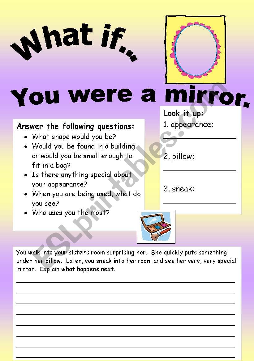 What if Series 15 (object series): What if… You were a mirror. - ESL ...