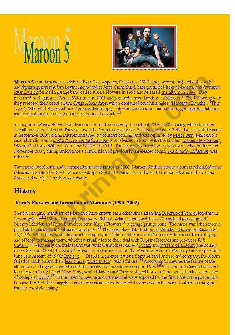 Maroon 5 The B Side Collection