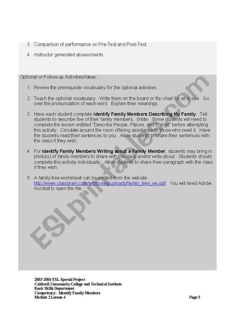 those lesson plan pdf