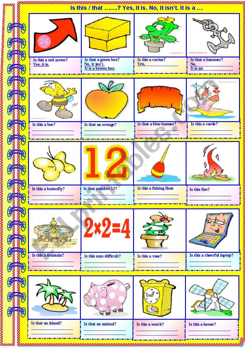 Is this ...? Yes, it is. No, it isn´t. It is.....(Partially guided ...