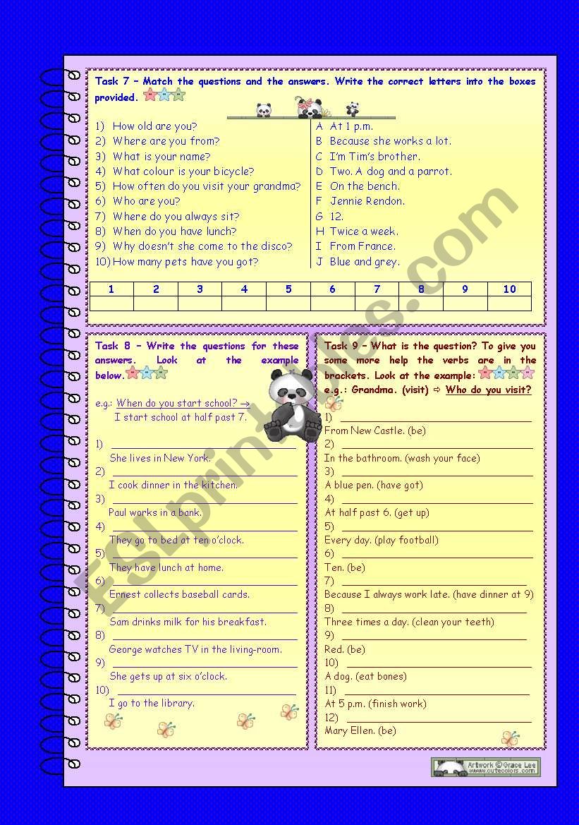 Present Simple Tense Part 4 Interrogative Sentences Passive Form Of