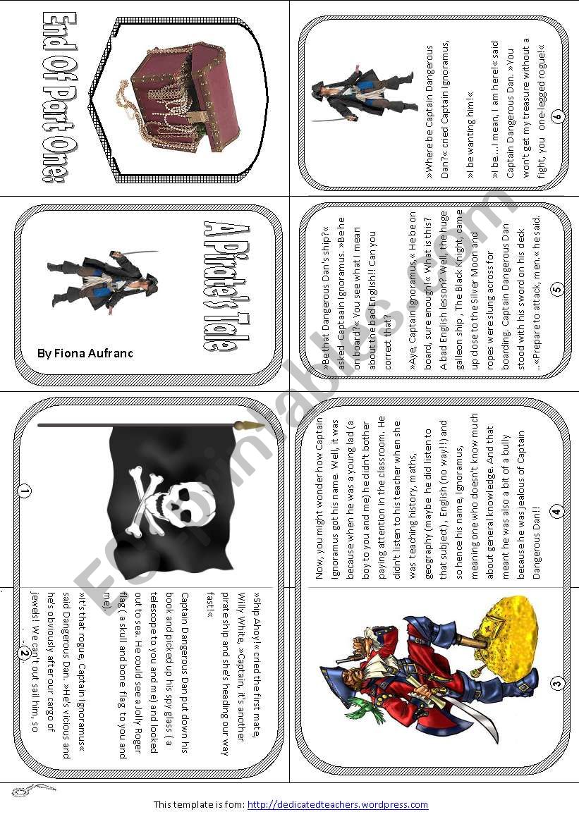 A Pirate´s Tale - ESL worksheet by ants