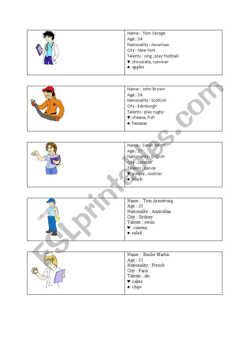 let´s talk - ESL worksheet by rejjie