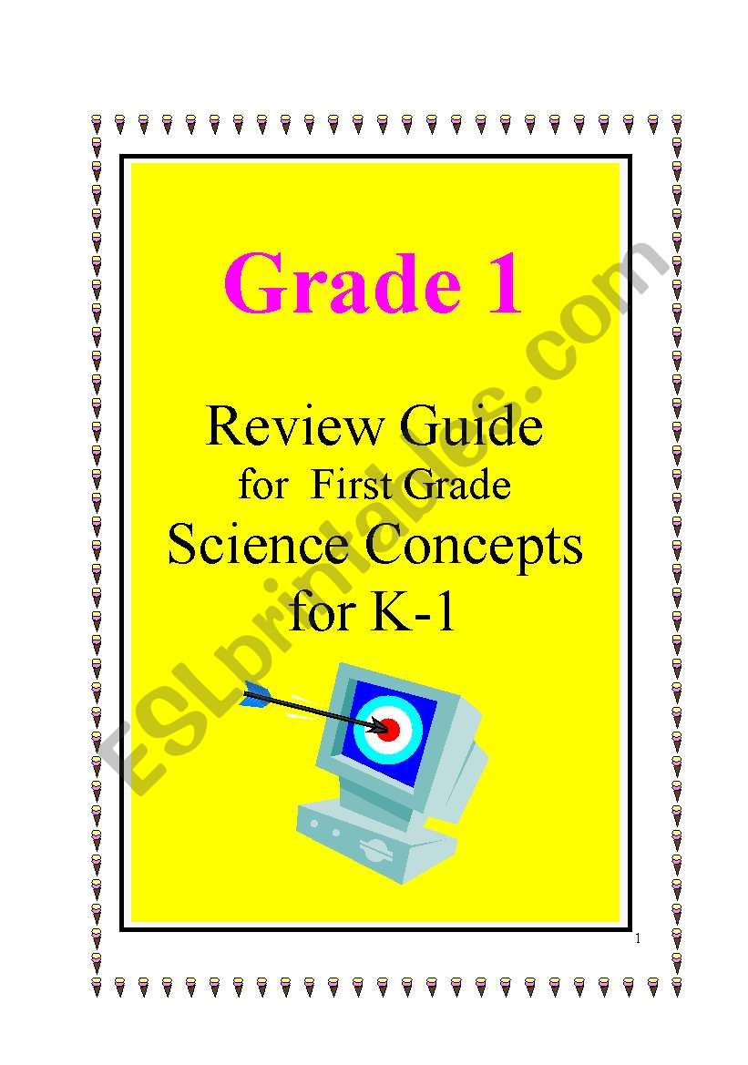 English worksheets: Review guide for 1st grade Science.Includes all ...