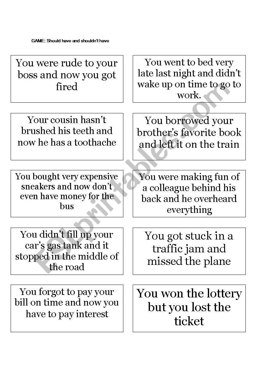 should-have-and-shouldn-t-have-sentences-for-a-game-esl-worksheet