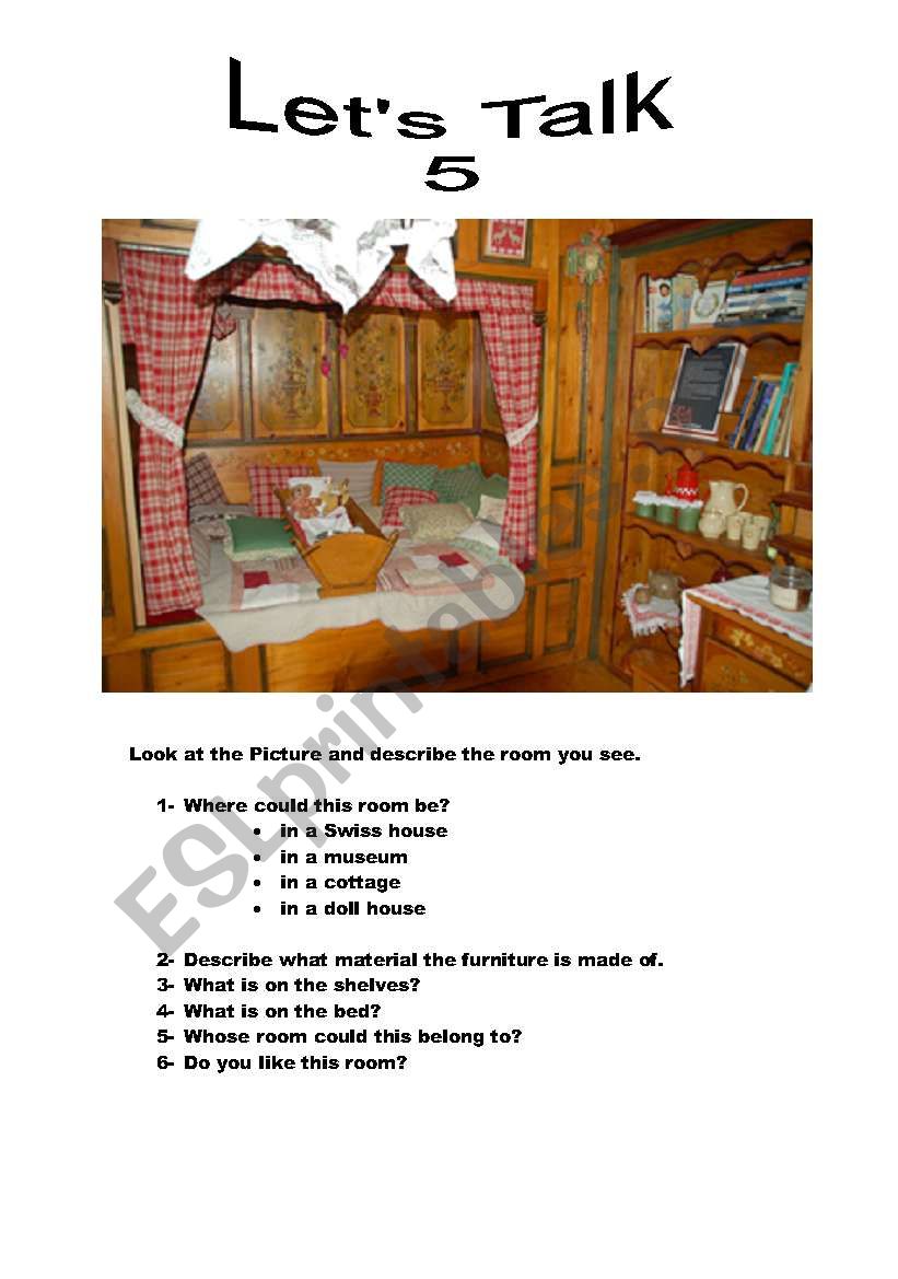 Let´s Talk 5 - ESL worksheet by Cifu