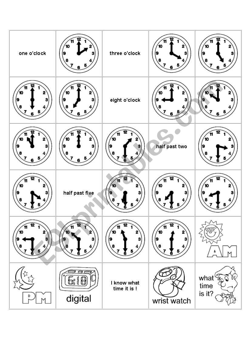 What´s the time ? - ESL worksheet by storyteller