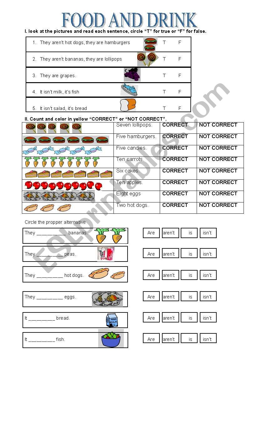 THEY ARE, THEY AREN´T , IT IS , IT ISN´T - ESL worksheet by pacsito_gigi