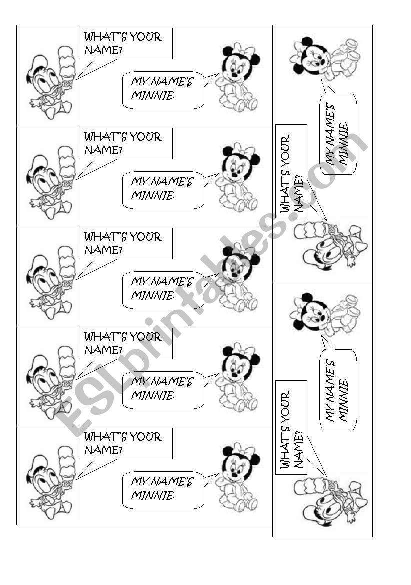 second part of whatÂ´s your name? - ESL worksheet by mis miriam
