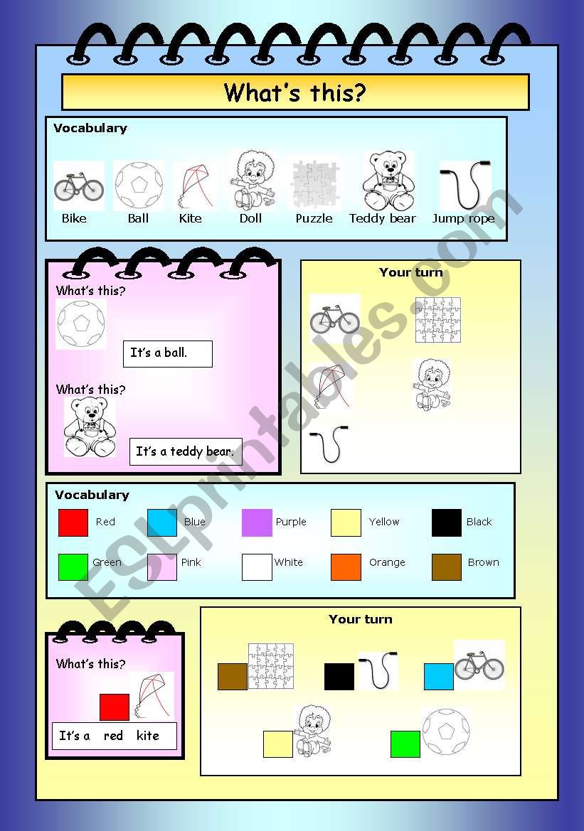 What´s this? - ESL worksheet by rosariodf