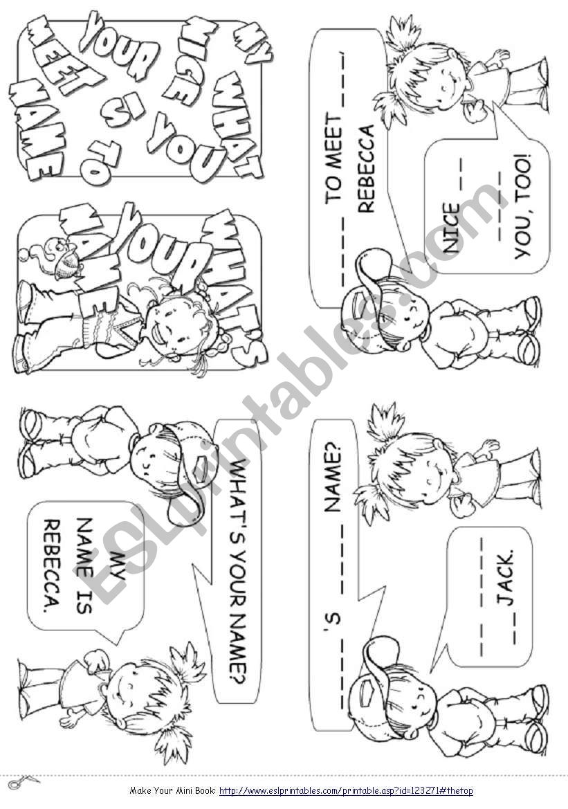 What´s your name? - ESL worksheet by Alenka