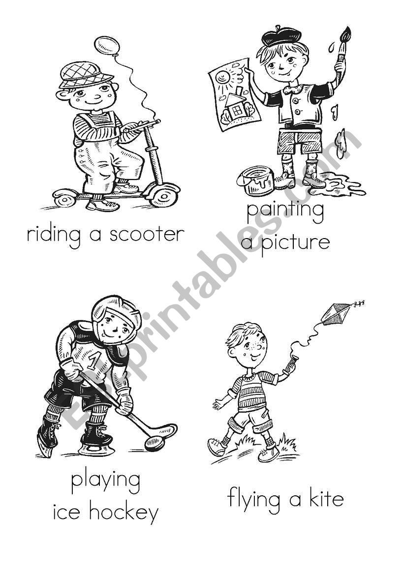 It´s a boy´s world flash cards (17-32 of 32) with backs, activities and ...