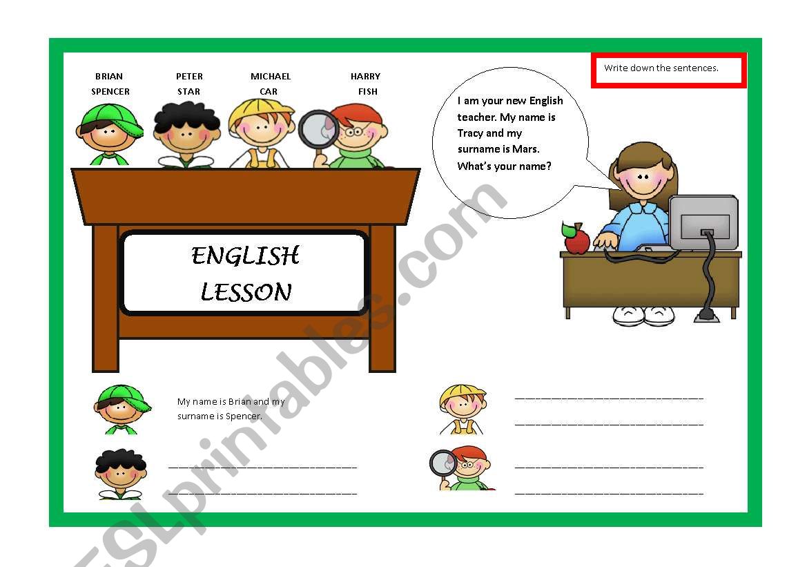 Whats Your Name Clipart 2424
