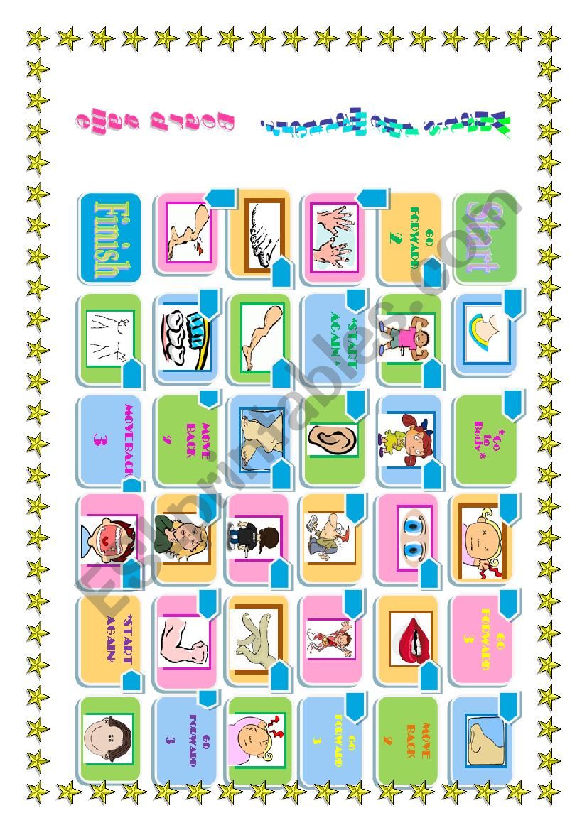 Body and Health BOARD GAME- What´s the matter? - ESL worksheet by marta ...