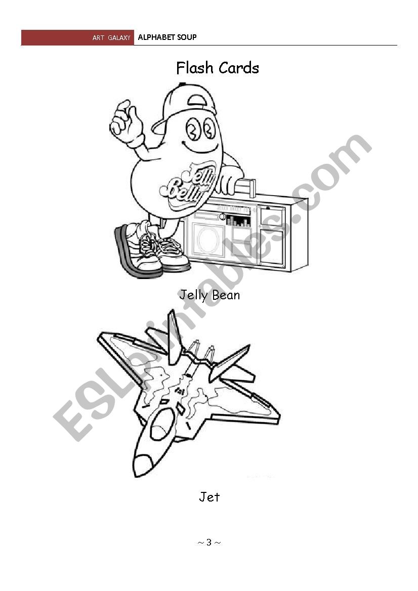 Alphabet Soup Coloring Page