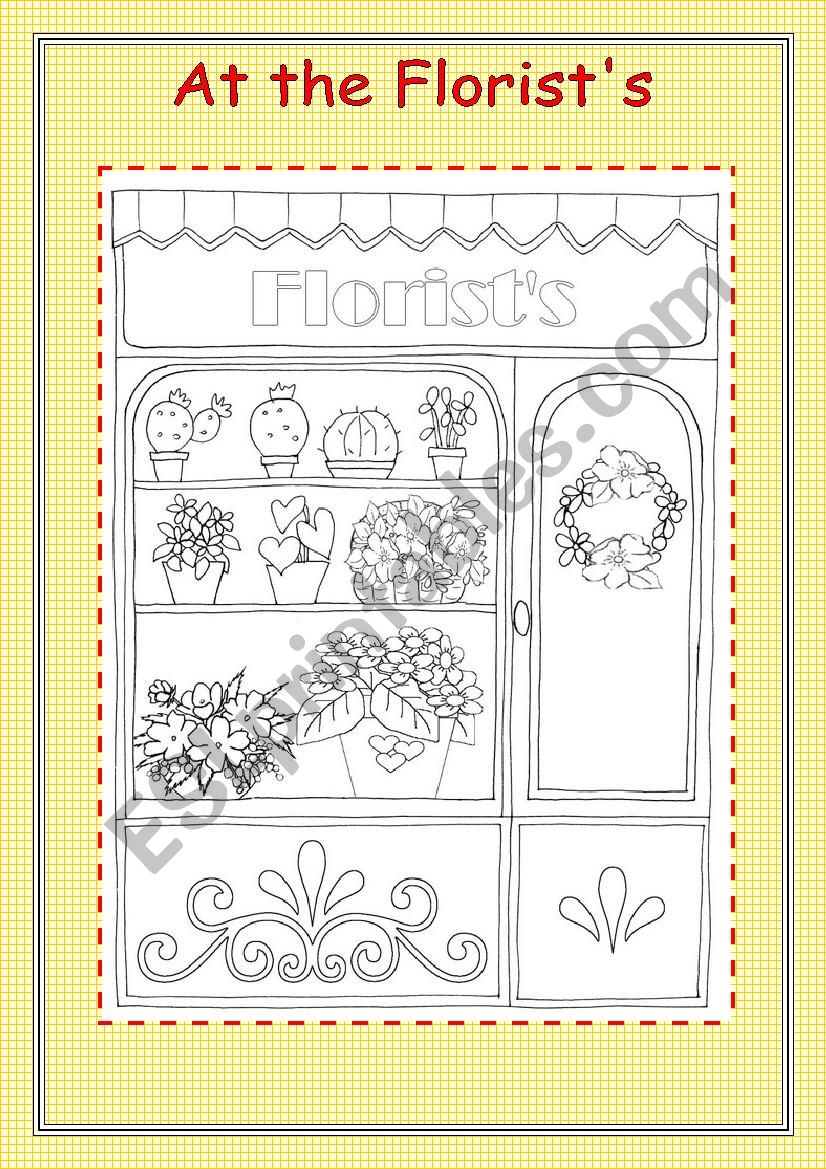 At the florist´s - ESL worksheet by PAKA2