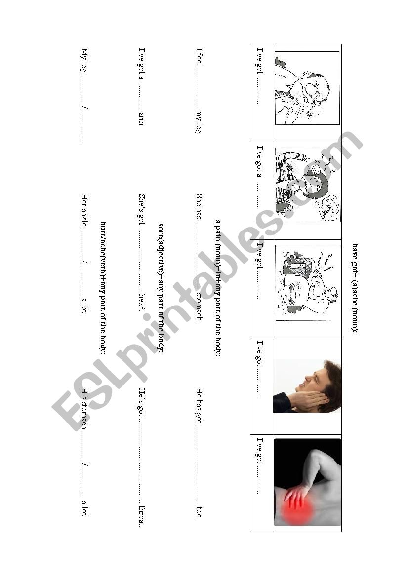 at the doctor´s - ESL worksheet by rooxia89