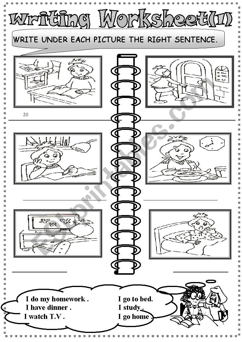 Writing Sentences Esl Worksheet By Soufi 28 Writing Sentences