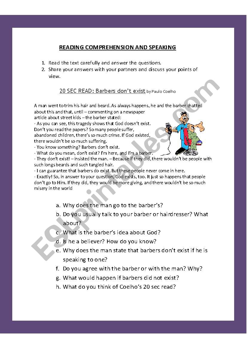 LET´S DISCUSS - ESL worksheet by PATTRICIAA