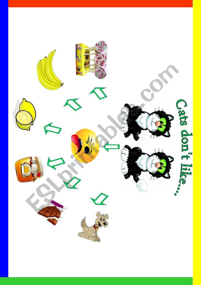 Like don´t like - ESL worksheet by babas