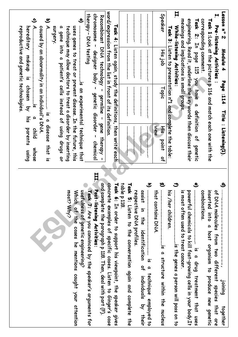 3rd Form Section 2 Mod 3 Esl Worksheet By Ammounti