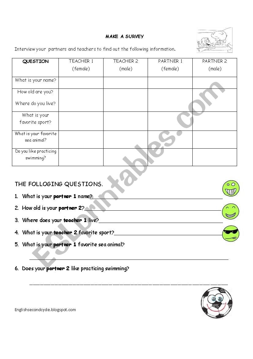 Survey Personal Info