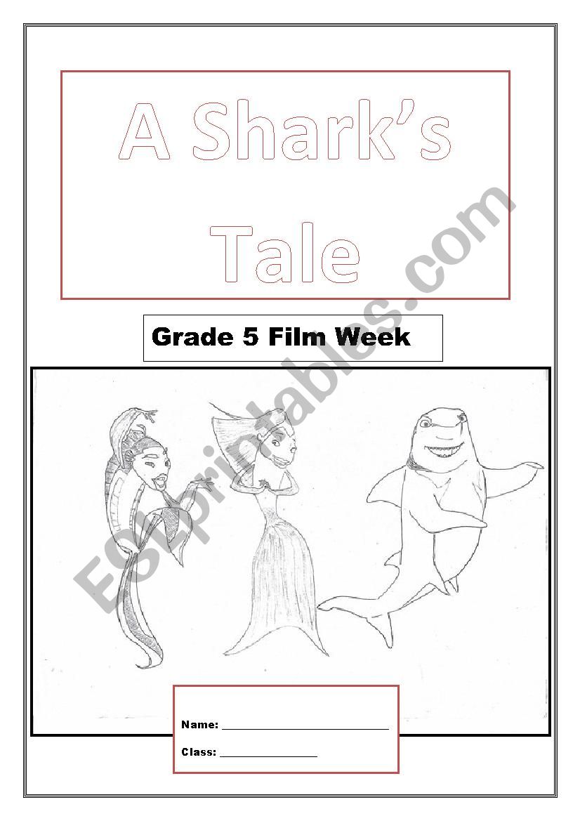 A Shark´s Tale - Booklet part 1 - ESL worksheet by gregturner