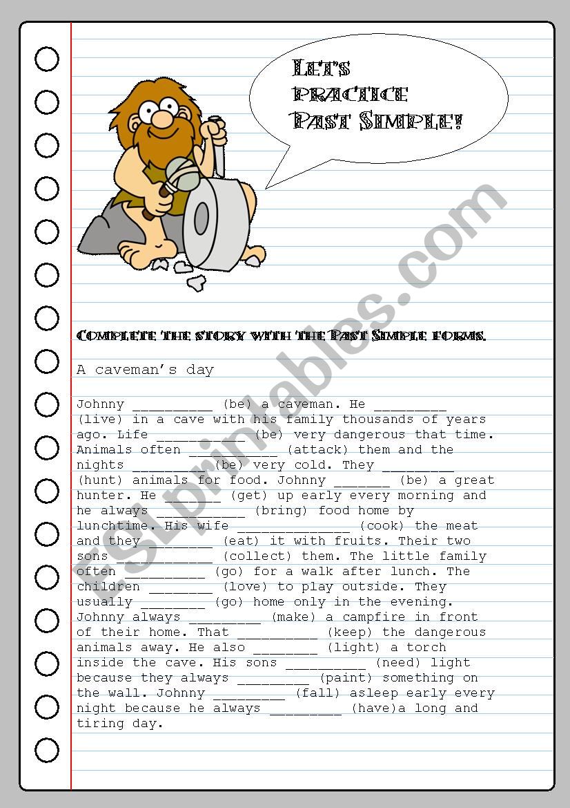 Let´s Practice Past Simple! - ESL worksheet by lilje