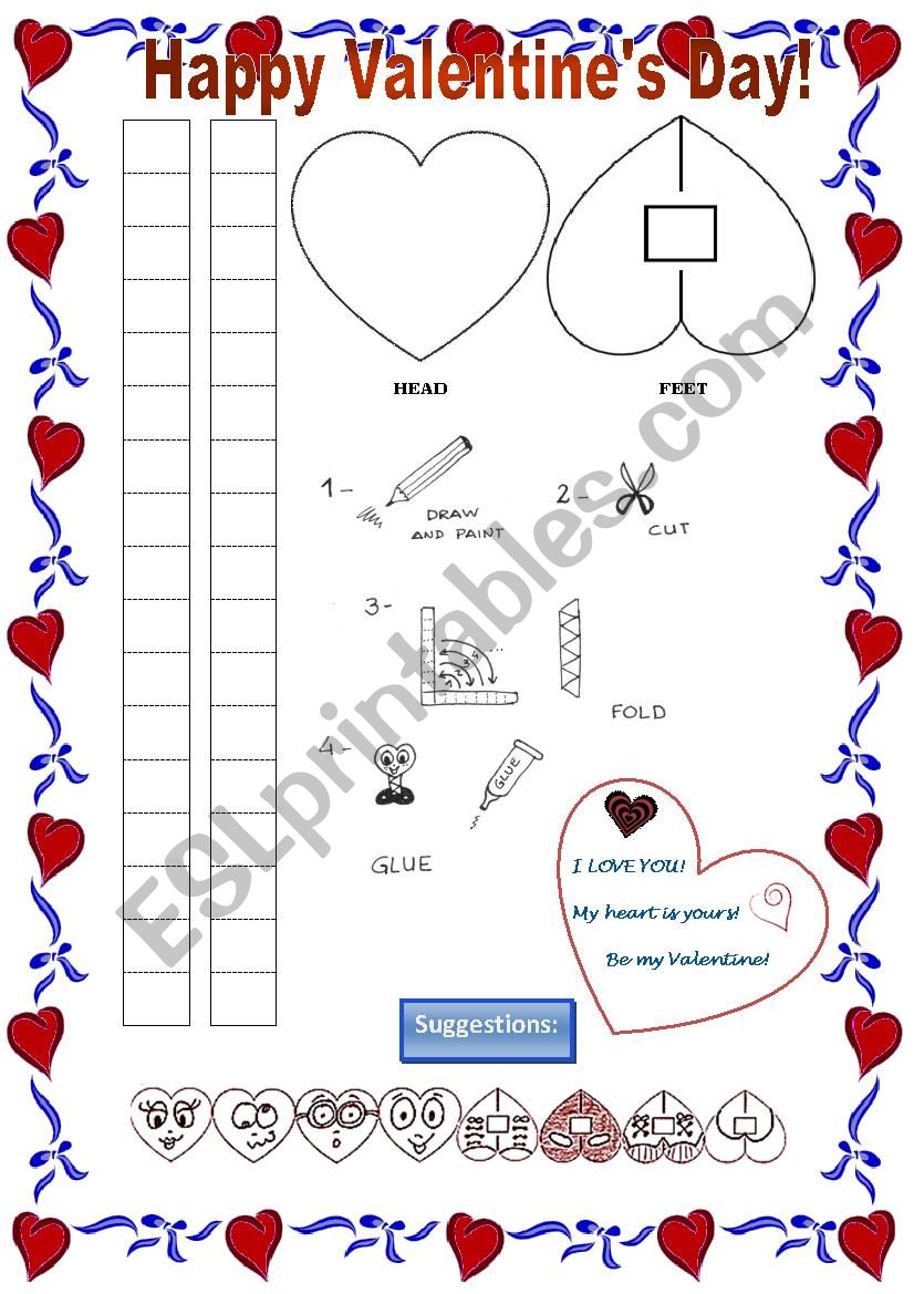 Valentine´s Day - ESL worksheet by xanali