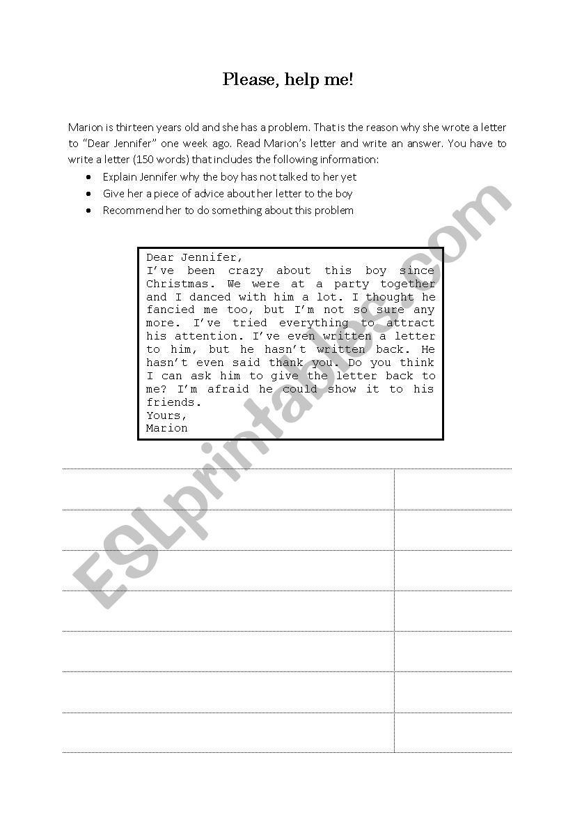 Teenagers´ Problems - ESL worksheet by Serge Garde