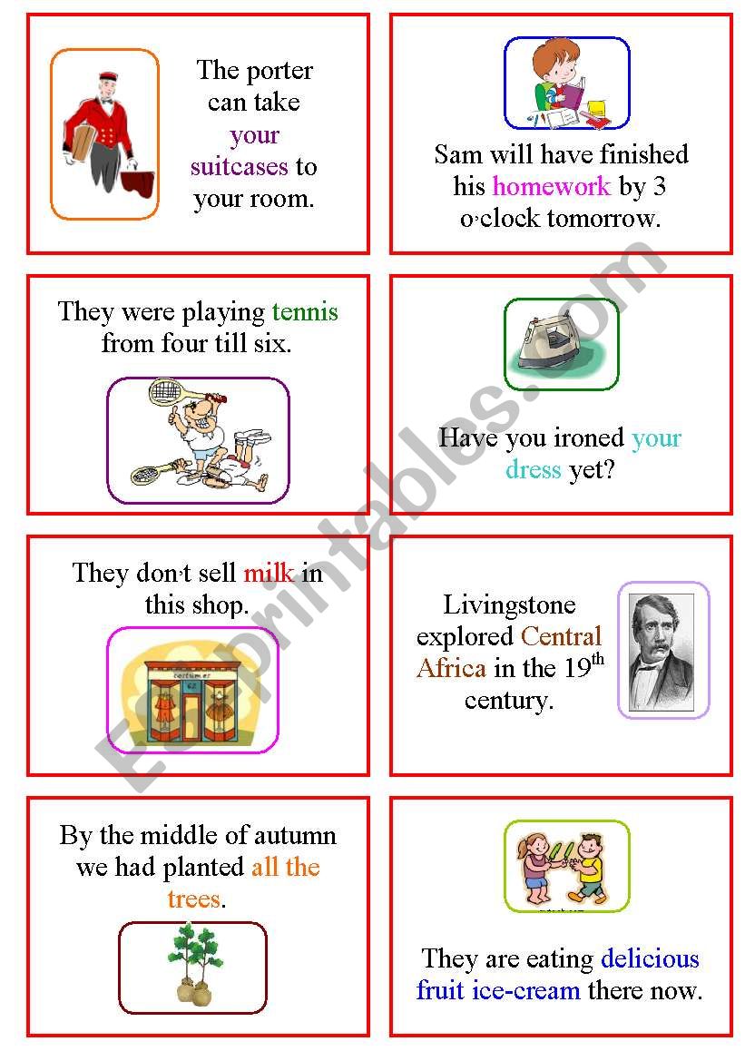 Passive Voice Speaking Cards Worksheet Free Esl